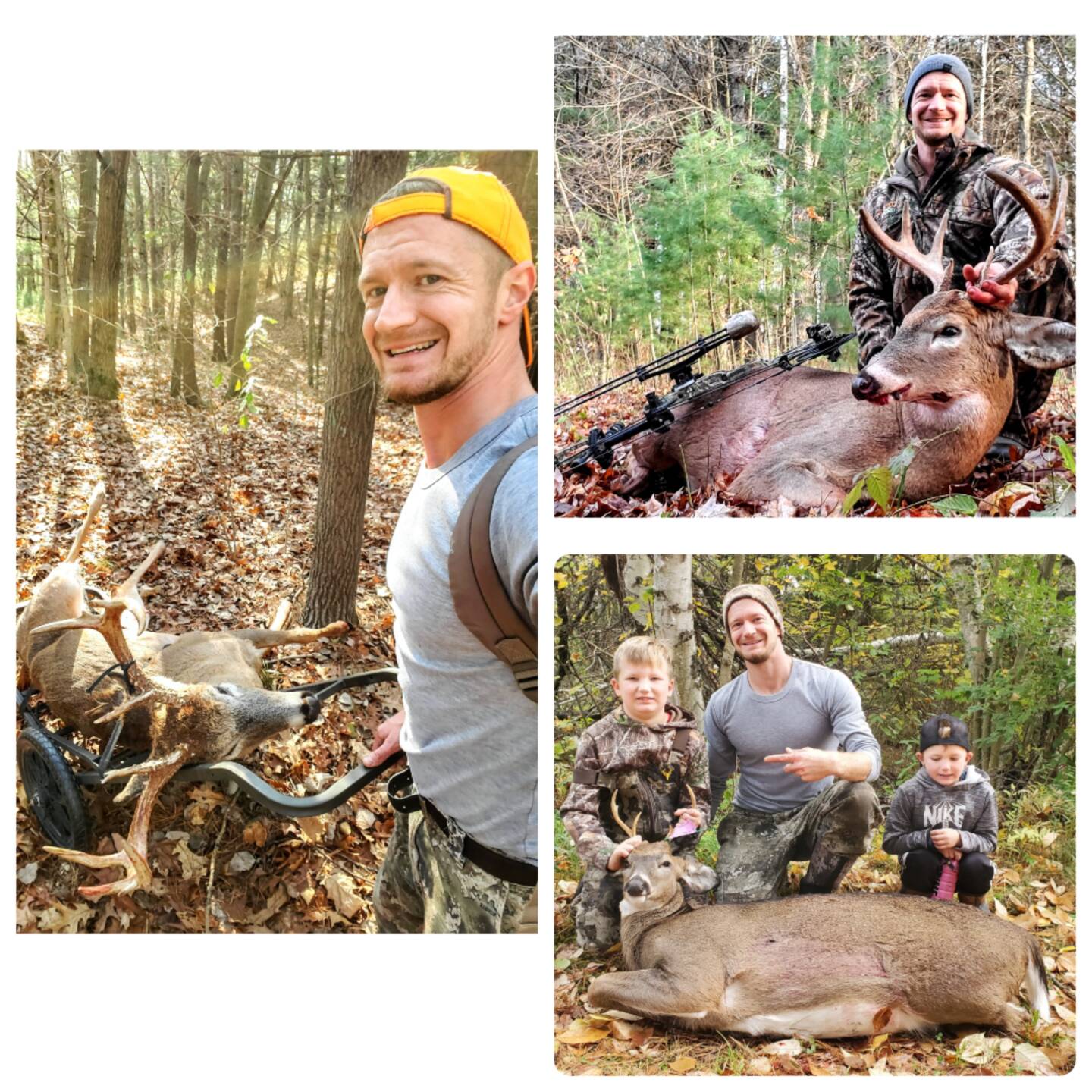 Dave and Jack Hagan - MI Buck Pole